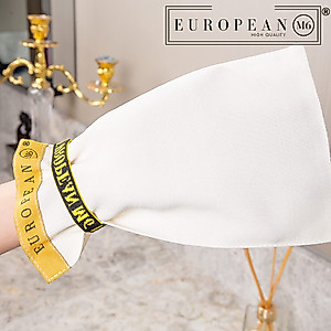 EUROPEAN M6 Niche Product, Deep Exfoliating Mitt Body Scrubber, Dead Skin Remover Treatment For Smooth Skin