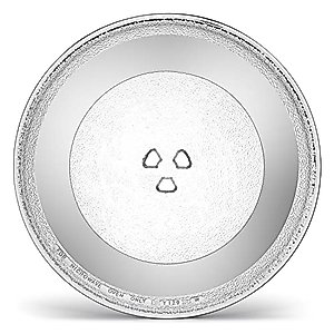 Microwave Plate Replacement for Whirlpool W10337247, W11367904 Microwave Glass Turntable Tray 12 Inch