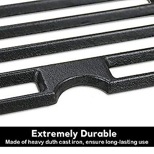 Uniflasy Cast Iron Cooking Grates for Dyna glo DGF493BNP DGF493PNP, Grill Grid Replacement Parts for Kenmore 146.23678310 146.16132110 146.16153110 146.20164510 146.23679310 146.23681310 146.23766310