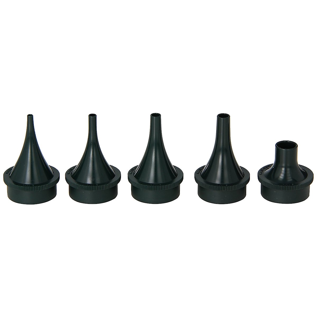Welch Allyn 22100 Set of Five Reusable Ear Specula for Pneumatic, Operating and Consulting Otoscopes, 2, 3, 4, 5 and 9 mm Size