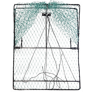 Bird Trap Outdoor Hunting Trap Bird Nets Camping Hunting Cage Tools Cage Trap,Sturdy Upgraded Version of The Breeding Hunting Animal Traps for Birds Pigeons Chinken Duck Pheasant (18x20 inches)
