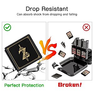 UFOPETIE Game Case Storage for Switch Game Cards Zleda Games Cube up to 12 Games,Foldable Nintendo Switch Game Card Case Cube Nintendo Switch Game Storage,for Zleda Switch Accessories-Letter Z