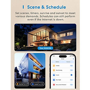 Meross Smart Dimmer Switch Single Pole Supports Apple HomeKit, Alexa Google Assistant & SmartThings, 2.4GHz WiFi Light Switch for Dimmable LED, Neutral Wire Required, Remote Control Schedule, 2 Pack