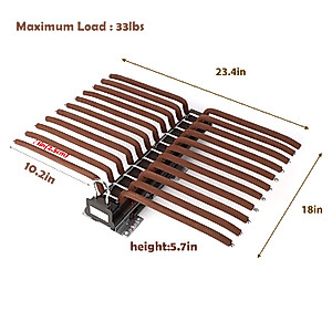 MYOYAY Pull Out Trousers Rack 22 Arms Steel Pull Out Pants Rack Pants Hanger Bar Clothes Organizers for Closet for Space Saving and Storage Maximum Load 33lbs Beige 23.4x18x5.7inch