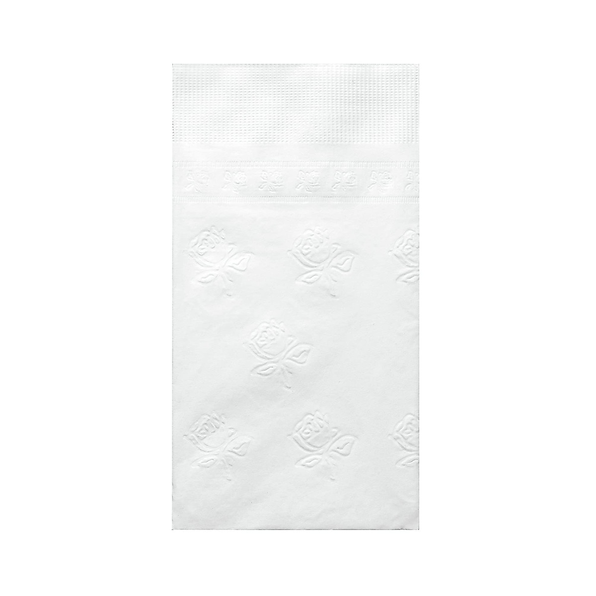 Comfy Package [300 Count - 7 ½” x 4 ¼” Folded] Paper Dinner Napkins - Disposable 2-Ply White Party Napkins (15” x 17” Unfolded)