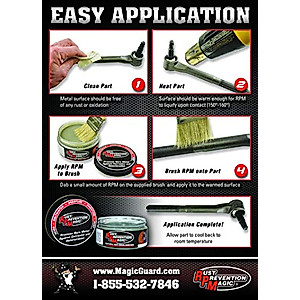 Rust Prevention Magic (RPM) – Award Winning & Lab Certified – Stop Rust Before It Can Start! – Corrosion Inhibitor – Best Resistance Against Acids, Moisture & More! – Made in USA – 8 oz