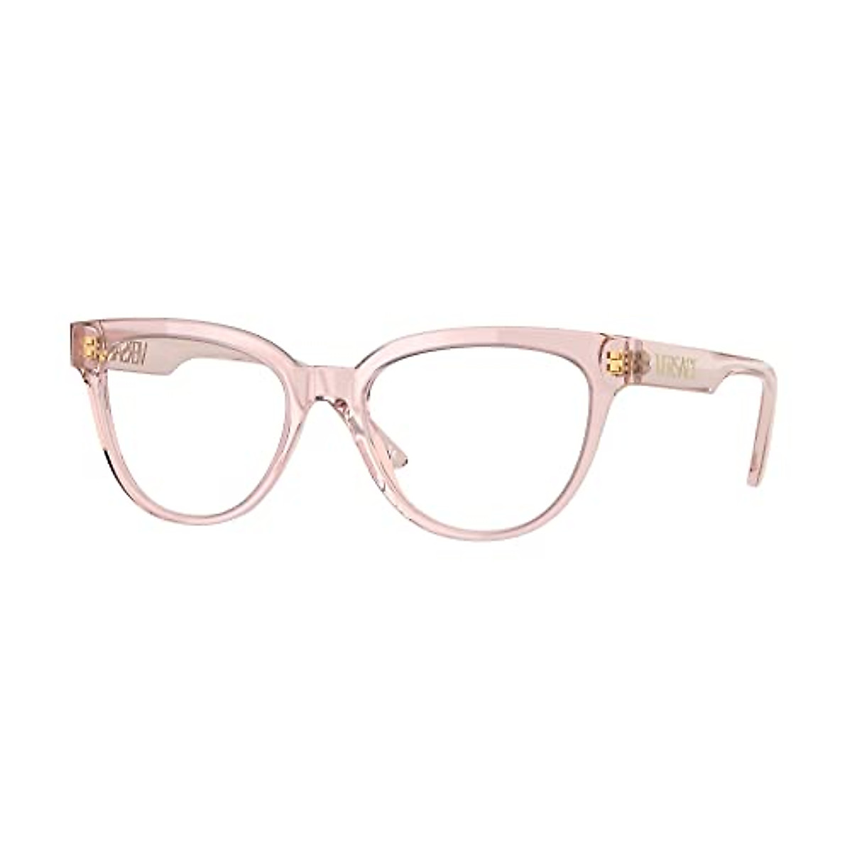 Versace VE3315-5339 Eyeglass Frame TRANSPARENT PINK w/DEMO LENS 54mm
