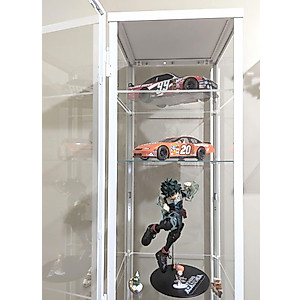 Generic Acrylic Shelf for IKEA Blaliden 3/16"" with Black Brackets and Hardware, BD-100001A-2-B