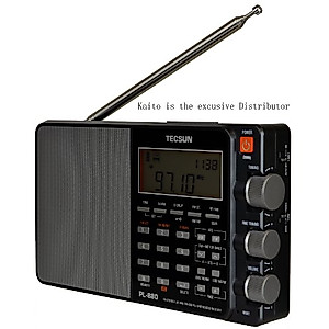 Tecsun PL880 Portable Digital PLL Dual Conversion AM/FM, Longwave & Shortwave Radio with SSB (Single Side Band) Reception