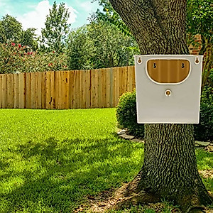 balacoo Bird Cage Parrot Breeding Box Nesting Box: 2pcs Parakeet Bird Nest House Cage Mounted Plastic Hanging Bird Hut for Finch Cockatiel Budgie Conure Parrot