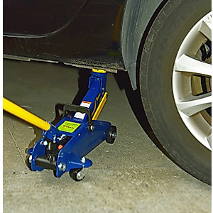 Aain 2 Ton Heavy Duty Floor Jack,Hydraulic Low Profile Trolley Service Floor Jack,Blue