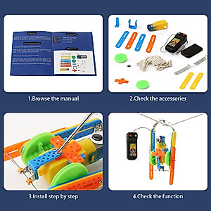 STEM Robotics Science Kits, Crafts for Boys 6-8 Girls 8-12, Robot Building Kit for Kids 8-10, Electronic Science Experiments Activities, Engineering Toys 7+ 6 7 8 9 10 11 12 + Year Old Gifts