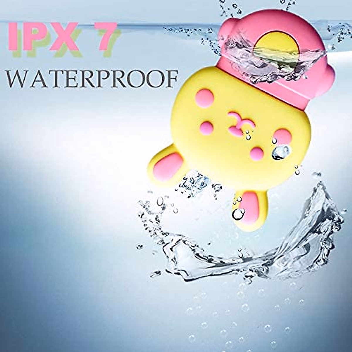 Baby Teething Toys, Caromolly Vibrating Teether Toy, Teether Toys for Babies 0-12 Months, Electric Soothing Teether for Sensory Exploration and Teething Relief, Cute Cartoon Shape, BPA-Free