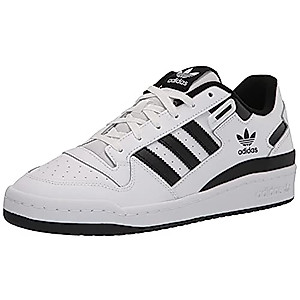 adidas Originals Men's Forum Low Sneaker, White/White/Black, 10.5