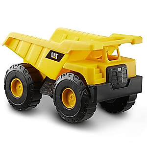 CAT Construction Toys, 2 Pack 7" Mini Crew Toy Trucks with Articulated Parts, Fun and Durable for Indoor/Outdoor Use, Ages 2+
