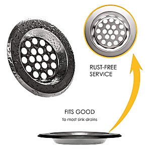 Metal Sink Stainer, Drain Cover, Bathtub Drain Stainer, Metal Sink Drain Protector