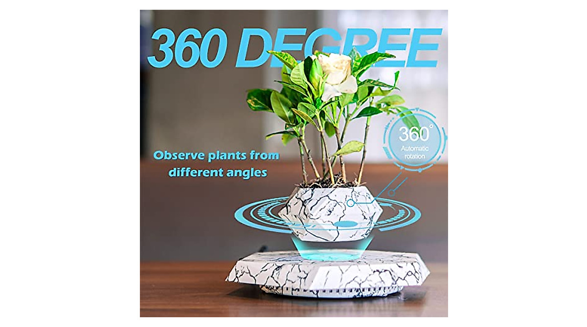 HCNT Floating Plant Pot - Modern Levitation Air Bonsai Planter
