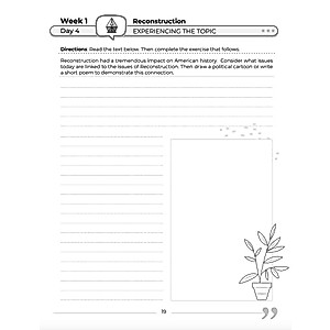 8th Grade Social Studies: Daily Practice Workbook | 20 Weeks of Fun Activities | History | Civic and Government | Geography | Economics | + Video Explanations for Each Question