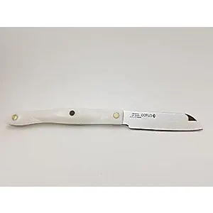 CUTCO Model 3720 White (Pearl) Santoku Paring Knife with High Carbon Stainless 3" blade and 5" handle in factory-sealed plastic bag.