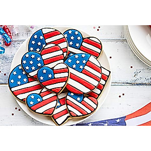 Fox Run Heart Shaped Cookie Cutters, 5-Piece Set with Storage Tin Included, Stainless Steel