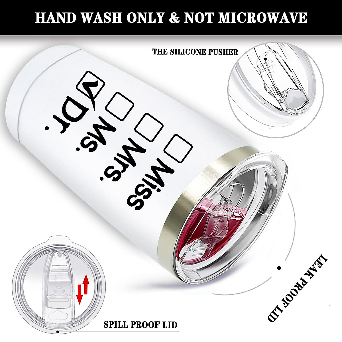 Fufandi Doctor Gifts for Women - Thank You Appreciation Doctor Gifts - Birthday Christmas Medical Graduation Gifts for Doctor, Dentists, Physician, MD, Med, Nurse, Care Worker - Tumbler Cup 20oz