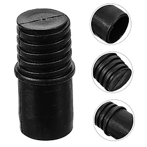 JECOMPRIS Threaded Tip Repair Kit Broom Handle Threaded End Broomstick Plastic to Rotate Repair Handle Head Threaded Tip Replacement Replacement Extension Pole Adapter