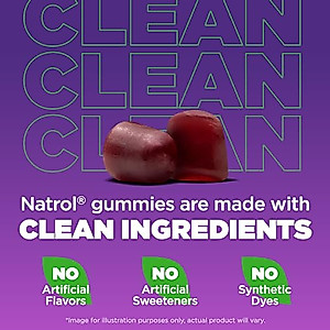 Natrol Sleep+ Immune Health Gummy, Sleep Aid & Immunity Support, Elderberry, Vitamins C, D and Zinc, Drug Free, 50 Berry Flavored Gummies