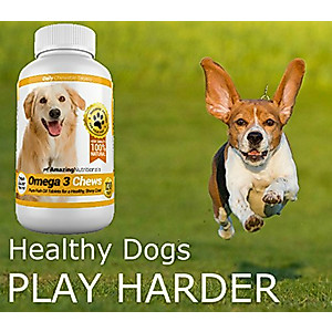 Amazing Turmeric for Dogs and Omega 3 Fish Oil for Dogs Bundle