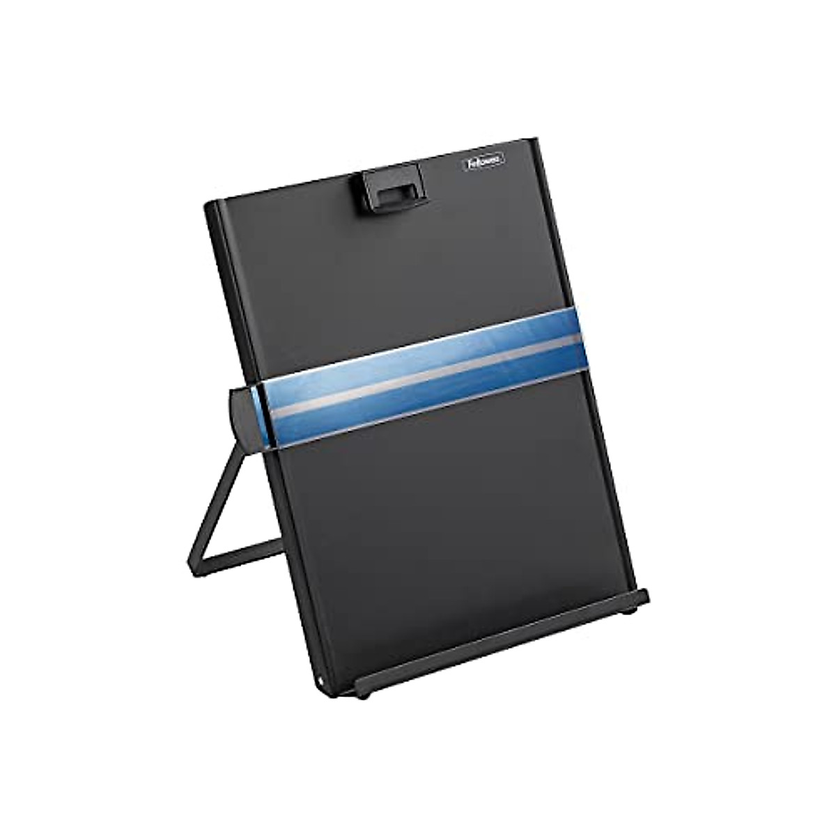 Fellowes 11053 Metal Copyholder, Steel, 200 Sheet Capacity, Black