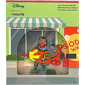 Loungefly Lilo and Stitch Space Adventure Collectors Pin, Individually Boxed Disney Enamel Pins, 3 Inches