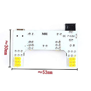 DC 7-12V Micro USB Interface Breadboard Power Supply Module Regulator 2 Channel Board 3.3V 5V MB-102