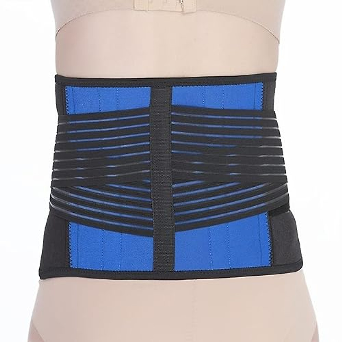 MIOTEQ Back Brace Lumbar Support Belt For Women And Men, Adjustable Safety Belt With Dual Lumbar Pads For Lower Back Pain Relief (Size : XX-Large)