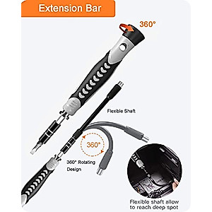 Precision Screwdriver Set, Laptop Repair Tool Kit, Kingsdun 130 in 1 Professional Computer Magnetic Screwdrivers Kit with 120 Bits Torx Star Screwdriver for PC, Xbox, Phone, Switch, Rc Car DIY