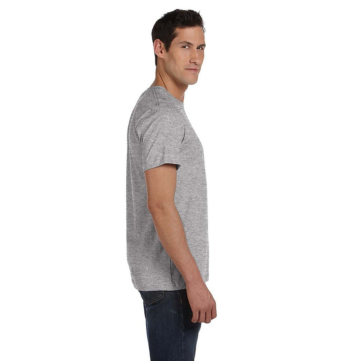 Unisex Made in the USA Jersey Short-Sleeve T-Shirt M ATHLETIC HEATHER