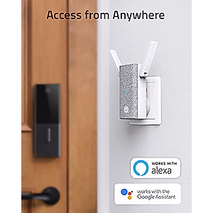 eufy Security Smart Lock Touch, Remotely Control with Wi-Fi Bridge, Fingerprint Keyless Entry Door Lock, Bluetooth Electronic Deadbolt, Touchscreen Keypad, BHMA Certified, IP65 Weatherproof