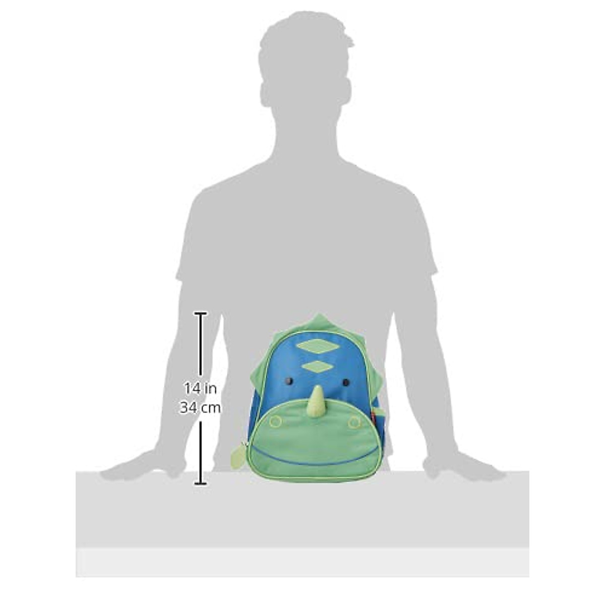 Skip Hop Toddler Backpack, Zoo Preschool Ages 3-4, Dinosaur