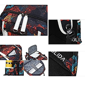 ISaikoy Game Plants vs. Zombies Backpack Shoulder Bag Bookbag School Bag Daypack Satchel Laptop Bag Color Red21