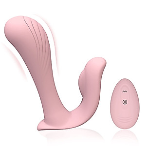 Tracy's Dog Wearable Panty Vibrator with Wireless Remote Control for G Spot Clitoral Stimulation, Butterfly Vibrators with 10 Vibrations, Vibrating Panties Adult Sex Toys for Women Couples Play, Pink
