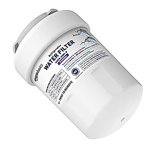 Amazon Basics Replacement GE MWF Refrigerator Water Filter Cartridge - Pack of 2, Premium Filtration