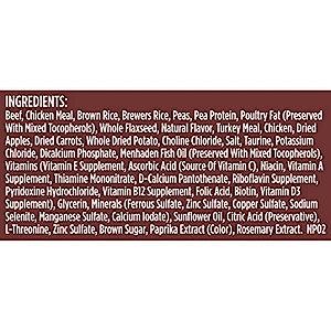 Rachael Ray Nutrish Dish Premium Natural Dry Dog Food with Added Vitamins, Minerals & Taurine, Beef & Brown Rice Recipe with Veggies, Fruit & Chicken, 23 Pound Bag