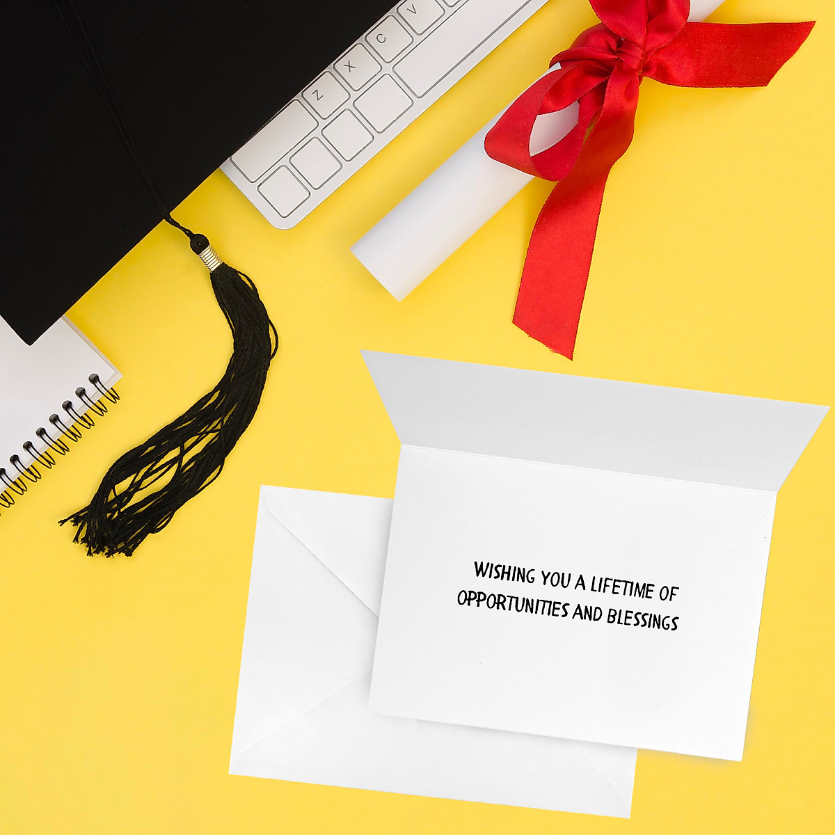 GIFTING GIGGLES Happy Graduation Card - Congratulations graduate card for College or High School - for him or her - Men or Women - Golden Sparkle card with 3D cap design