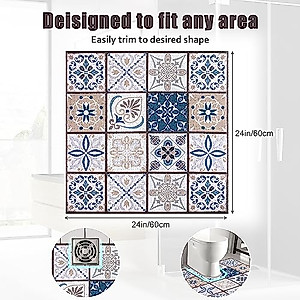 Square Shower Mat 24x24 Inch Non Slip Bath Mat for Inside Shower Loofah Shower Mat for Elderly Soft Textured Foot Massage Pad Bathroom Floor Mat for Wet Area, Without Suction Cups, Quick Drying