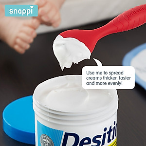 Snappi Baby Ergo Brush Diaper Cream Applicator for a, Cotton White, Size No Size