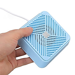 Acouto Mini Dishwasher, Sound Vibration Electrolytic Water Purification IP67 Waterproof Portable USB Dishwasher (Blue)