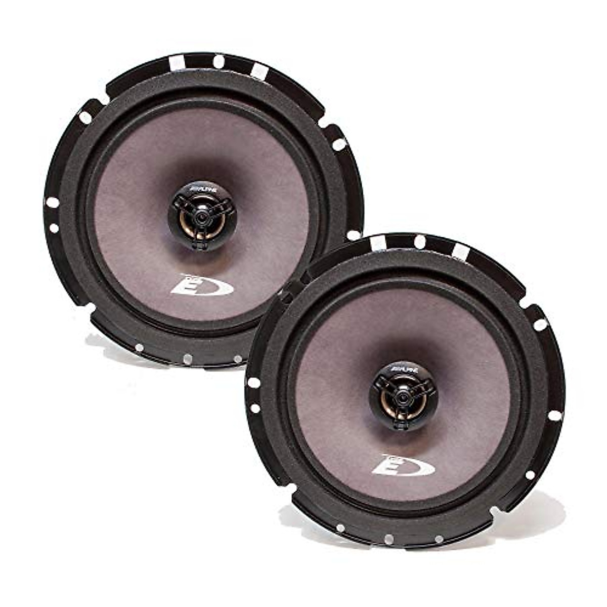 Alpine UTE-73BT Bluetooth Car Stereo Music Lover's Bundle with 4 SXE-1726S 220W Coaxial Speakers. No-CD Mechless Digital Media Receiver Head Unit, Streams from iPhone and Android, High Res via USB