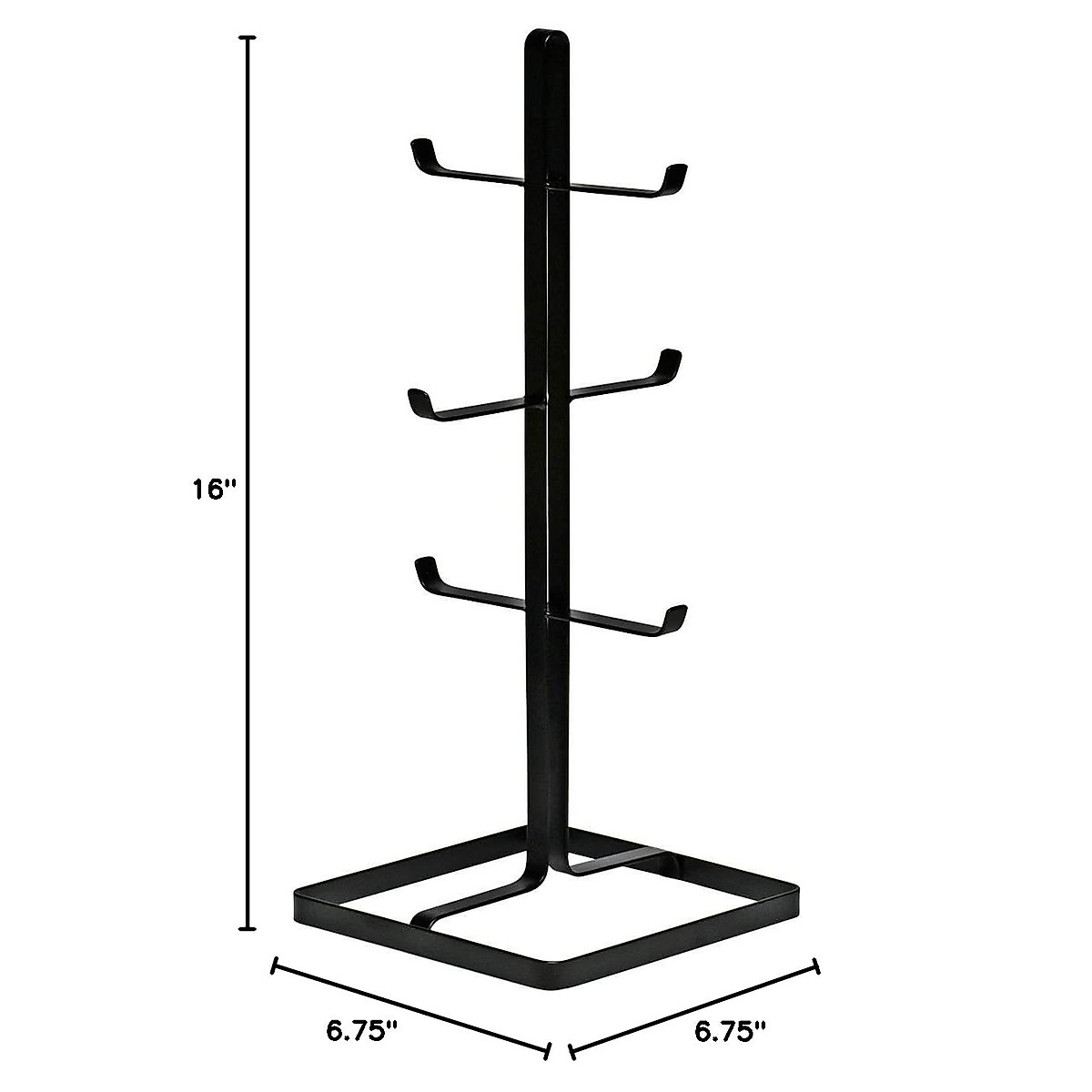 Neat-O Metal Mug Tree Holder Organizer Rack Stand