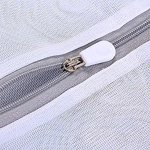 Heng happy 3pcs Small Mesh Laundry Bags for Socks,Delicates, Washing Machine,Underwear, Lingerie, 12 x 16 inches