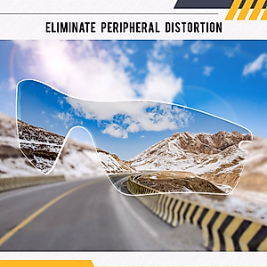 SEEABLE Premium Polarized Mirror Replacement Lenses for Oakley Scalpel OO9095 Sunglasses - Jade Mirror+Fire Orange Mirror