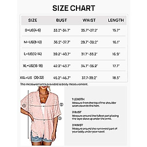 MEROKEETY Womens 2023 Summer Lightweight Cardigan Short Sleeve Open Front Casual Loose Cover Ups,Coral,XXL