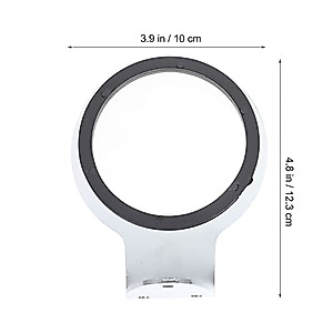 Lurrose Blow Dryer Holder Blow Dryer Holder Hair Dryer Wall hair dryer ring holder steel hair blower holder hair dryer wall mount Storage Ring: Hair Hair Dryer Holder Wall Mounted Hair Dryer Stand